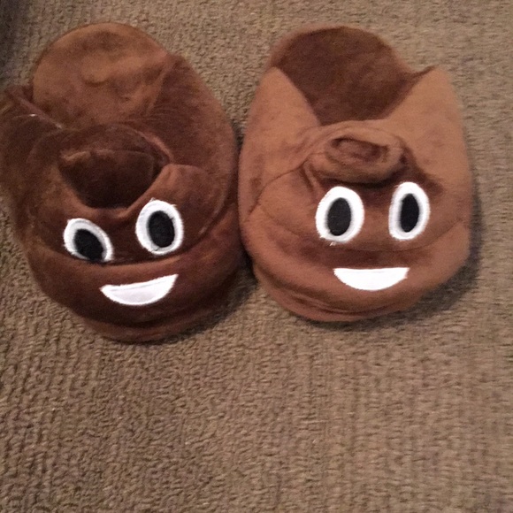 Other | Poop Emoji Slippers | Poshmark
